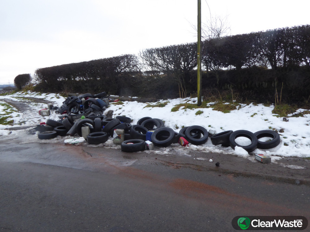 Fly Tipping In Hadfast Road Dalkeith Clearwaste
