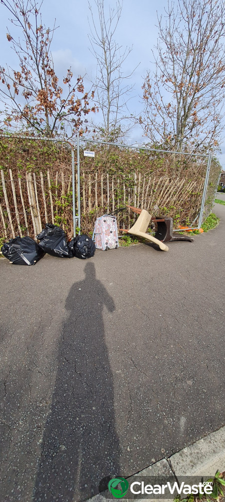 Fly-tipping in Canterbury Road, Crawley - ClearWaste