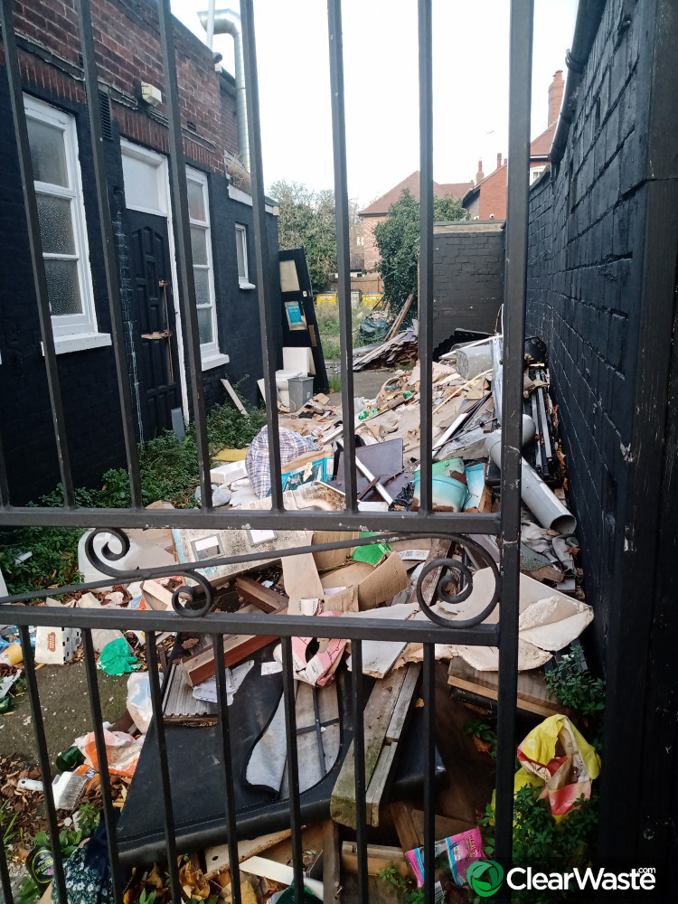Fly-tipping in Burghley Road, Peterborough - ClearWaste
