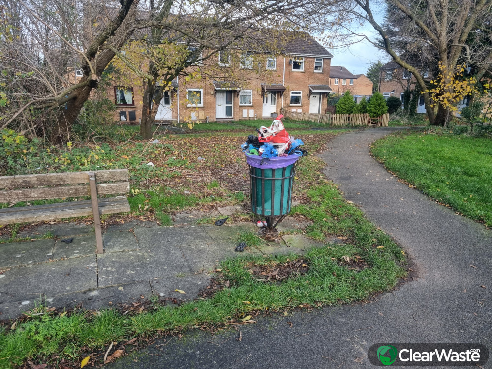 Fly-tipping in Ramson Court, Morecambe - ClearWaste
