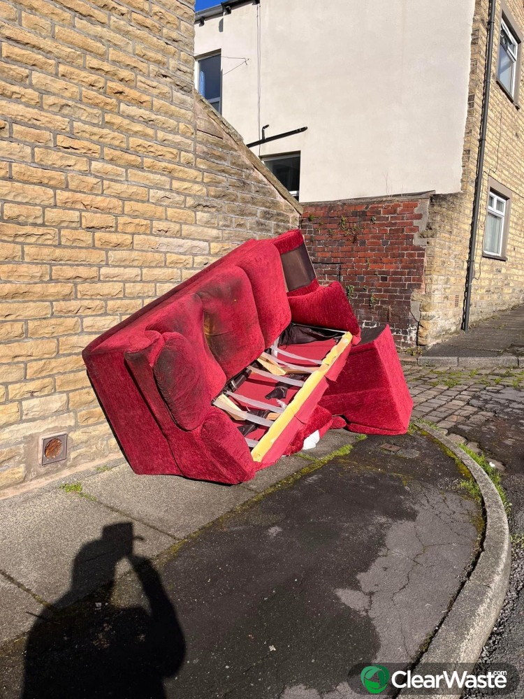 Fly-tipping in Meadow Street, Blackburn - ClearWaste