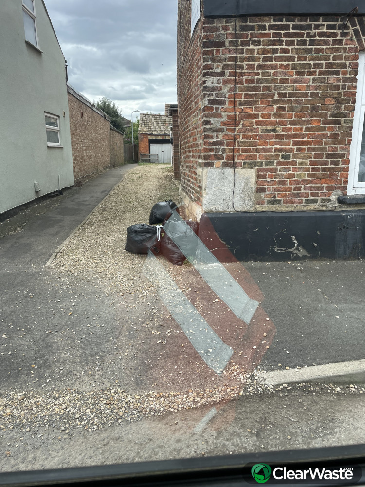 Fly-tipping in North Street, Peterborough - ClearWaste